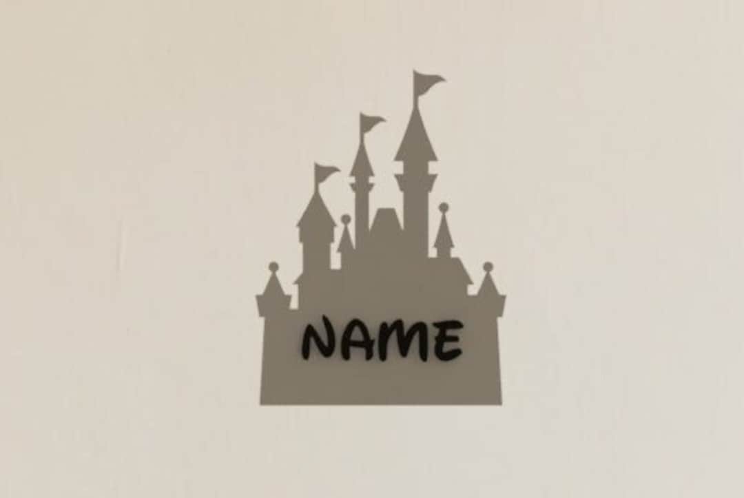 Custom Disney-themed Castle Name Sign Magical Font - Etsy