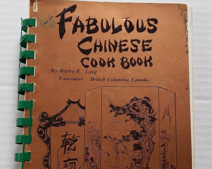 Vintage Fabulous Chinese Cook Book by Harry K. Long (1965) - Etsy