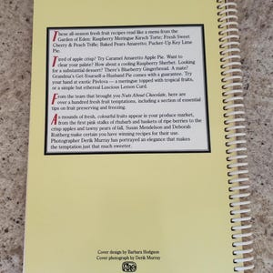 Vintage Fresh Tarts 105 Fruit Temptations Baking Recipes Cookbook Susan ...