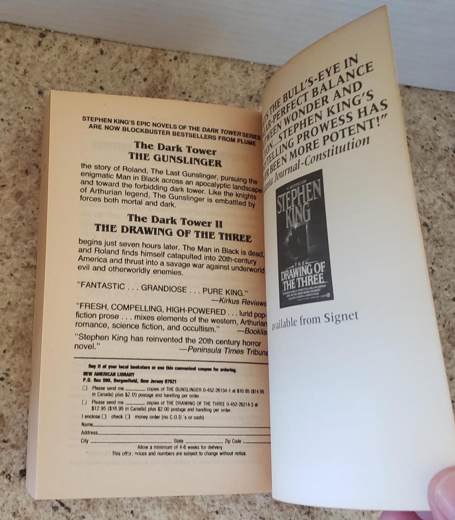Vintage Stephen King the Waste Lands Dark Tower III Signet (1993 ...