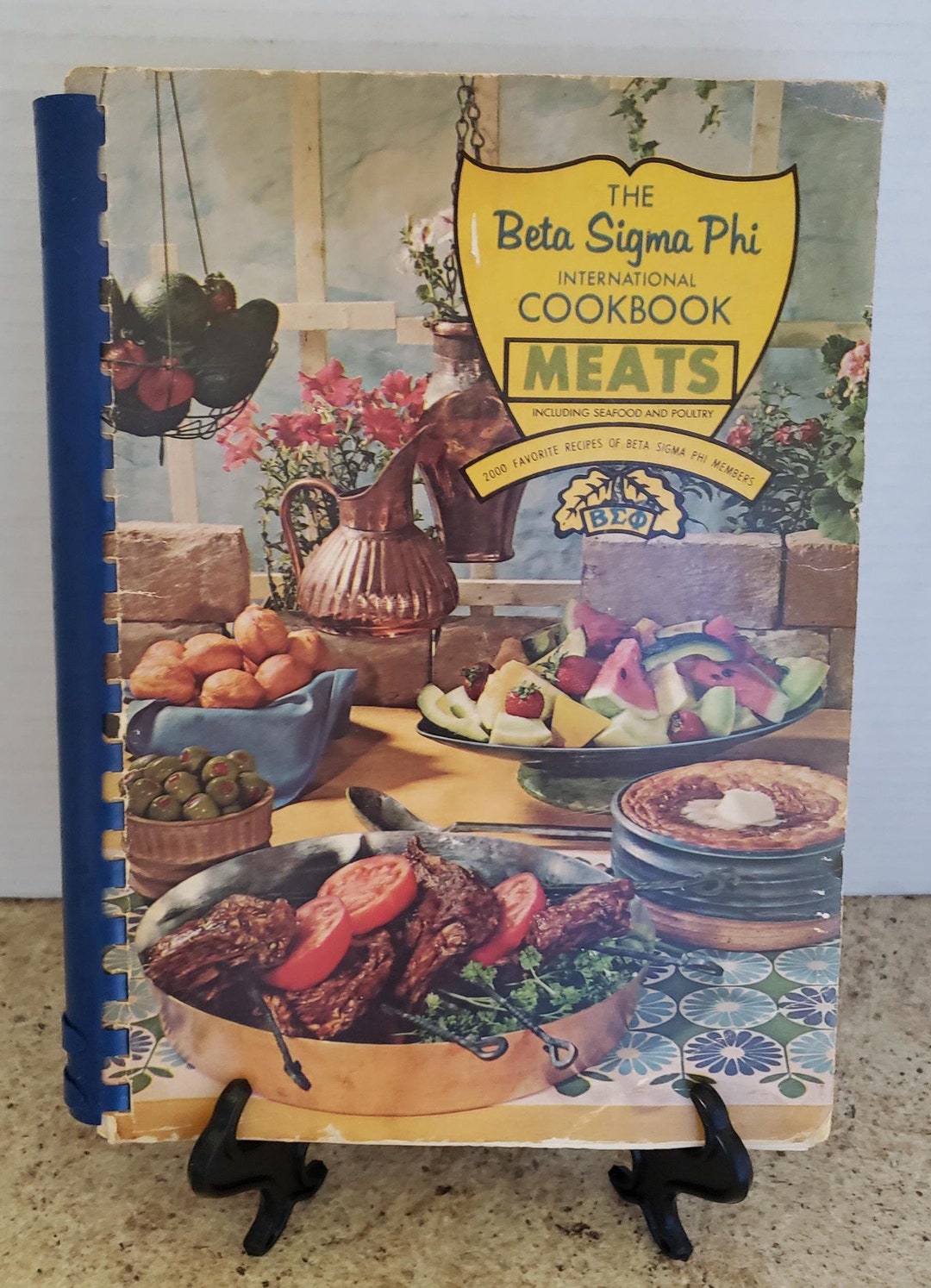 Vintage the Beta Sigma Phi International Cookbook Meats Including ...