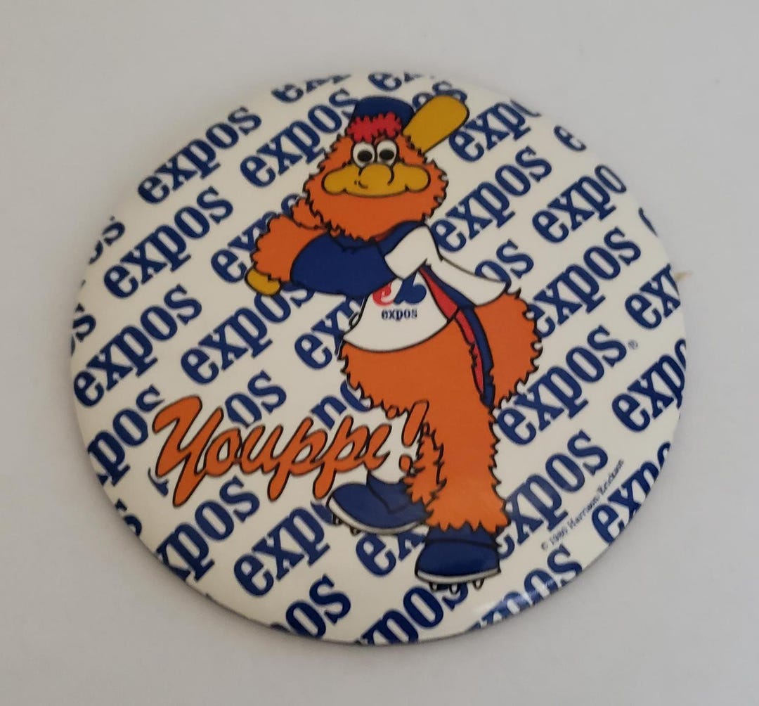 Vintage Youppi Montreal Expos Baseball Mascot Pinback Button 1980 - Etsy