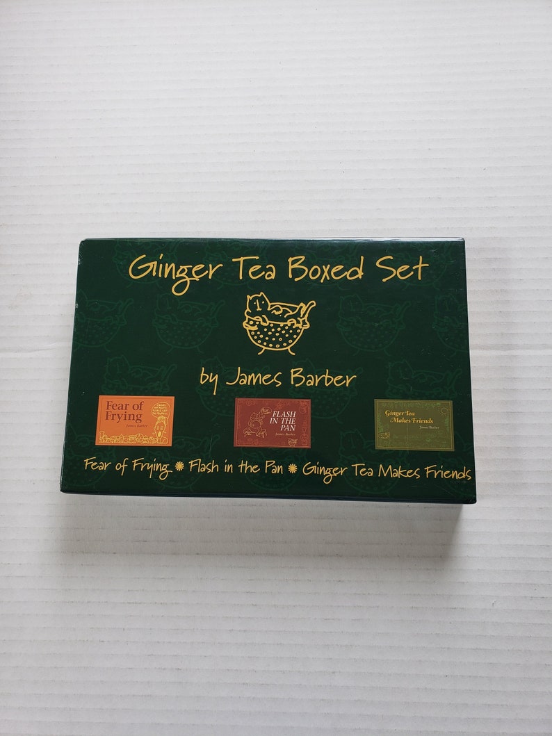Vintage Ginger Tea Boxed Set by James Barber Fear of Frying - Etsy