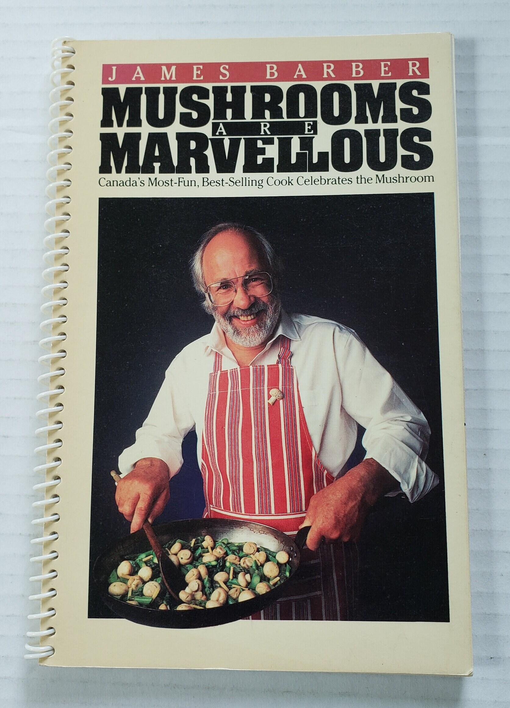 Vintage Mushrooms Are Marvellous by James Barber Signed Cookbook 1984 - Etsy