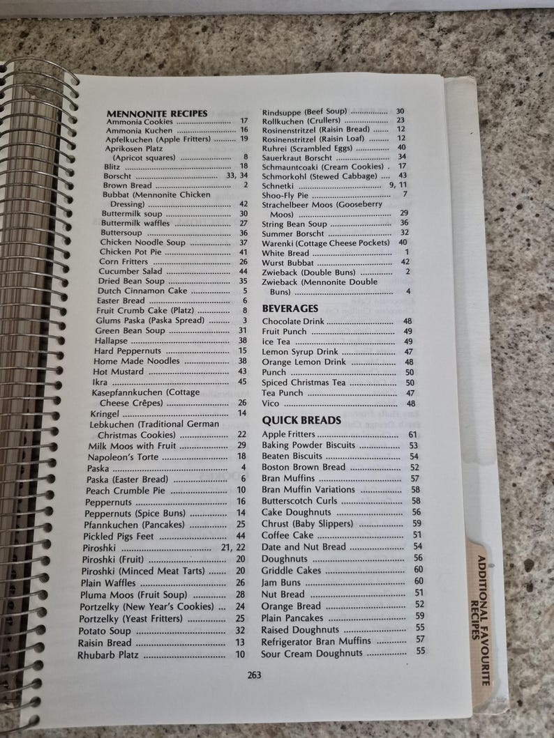 Vintage Canadian Mennonite Cookbook Revised and Enlarged (1980) - Etsy UK