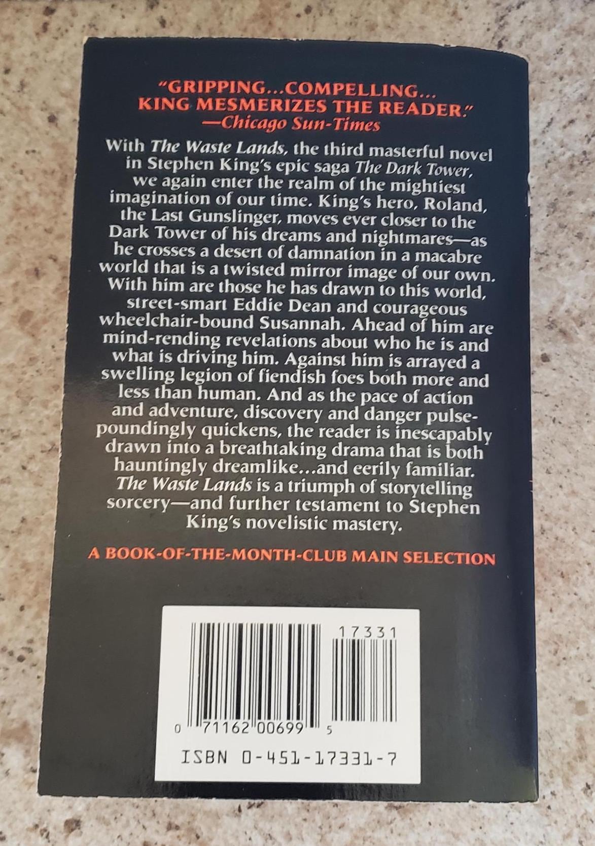 Vintage Stephen King the Waste Lands Dark Tower III Signet (1993 ...