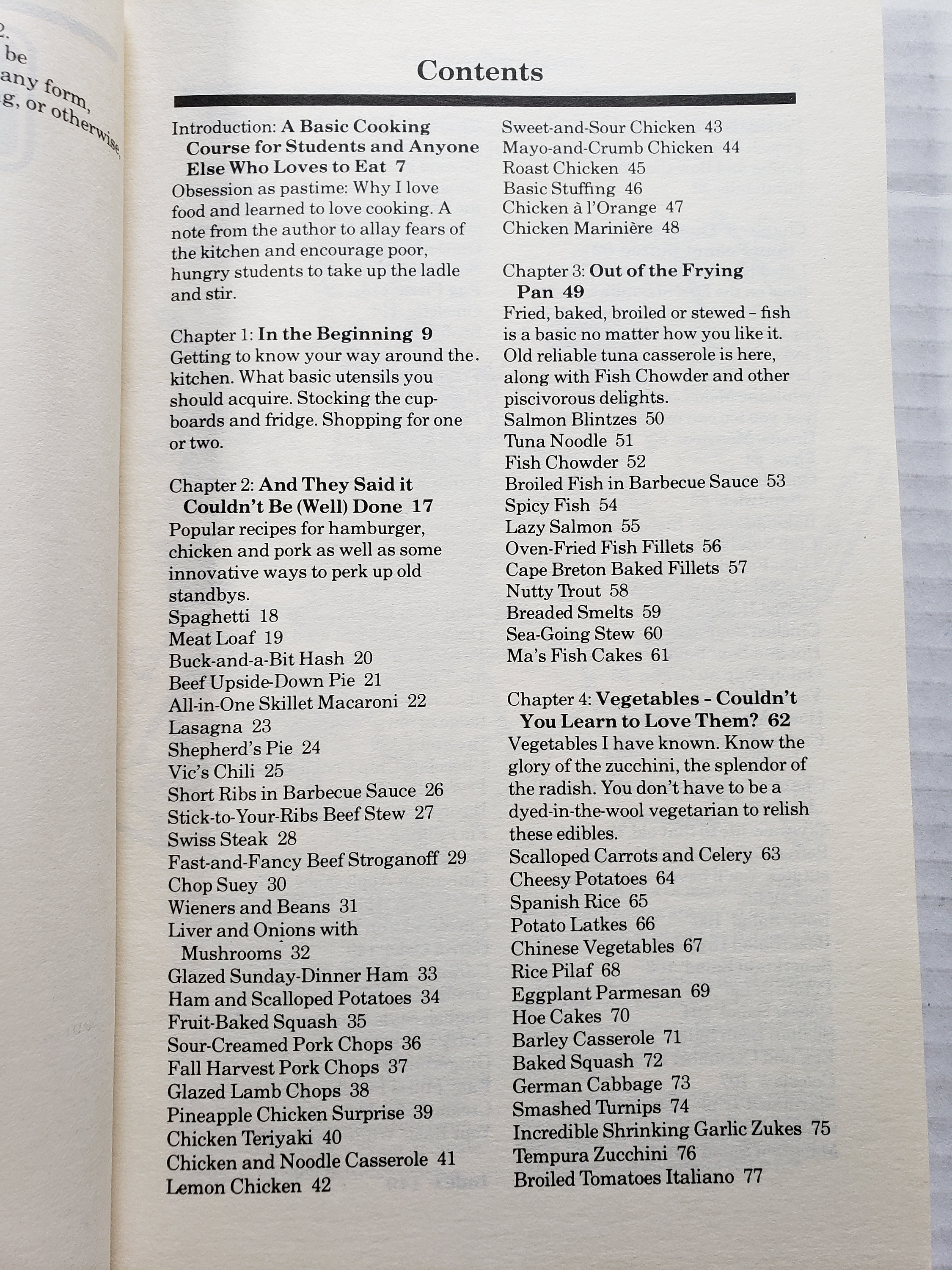 Vintage Food 101 A Student Guide to Quick & Easy Cooking by - Etsy