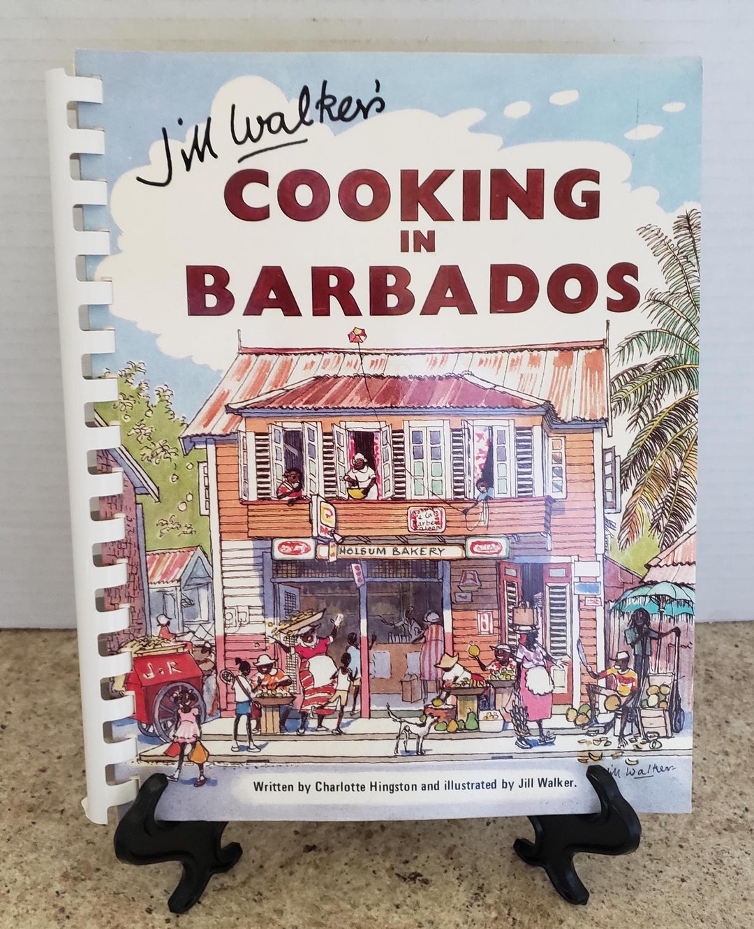 Vintage Jill Walker's Cooking in Barbados Charlotte Hingston Caribbean ...