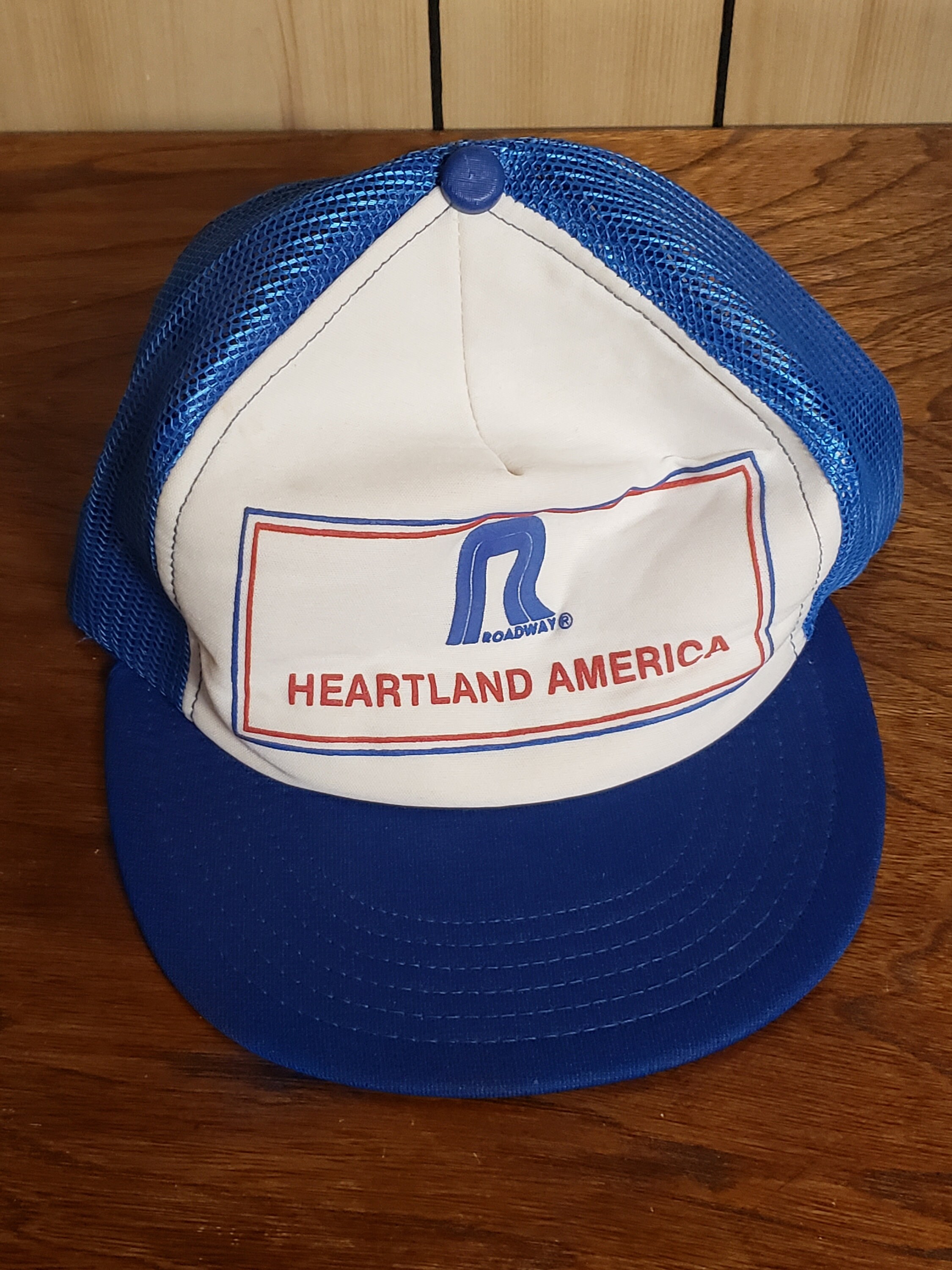 Vintage Roadway Heartland America Snapback Adjustable One Size Foam ...