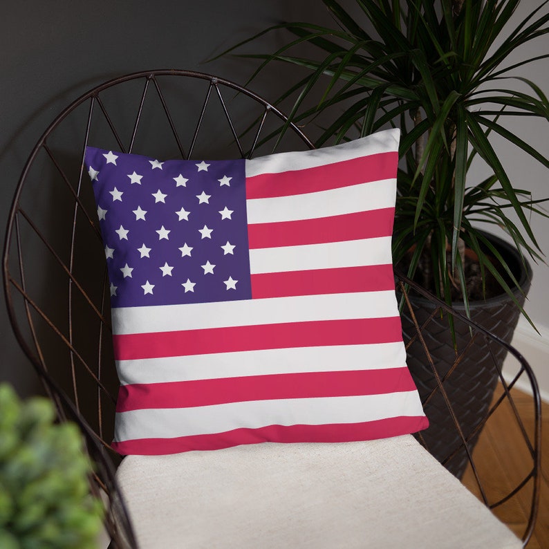 USA Flag Pillow American's Symbol - Etsy