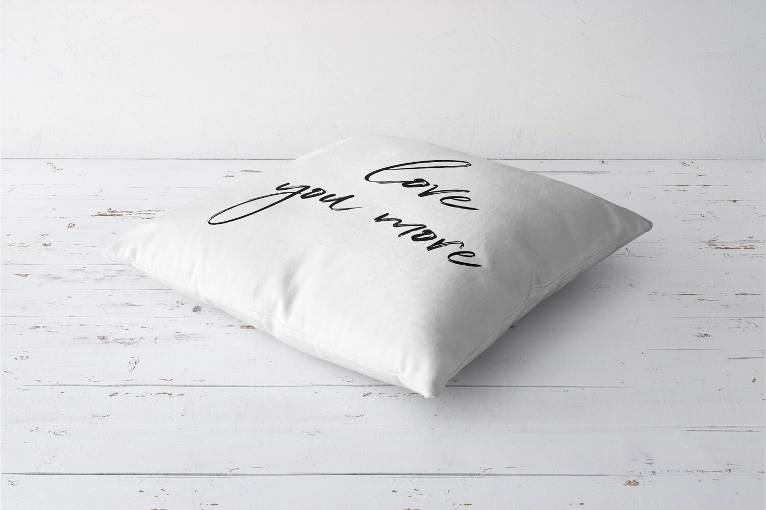 Decorative Pillow Cover With Love Message - Etsy Ireland