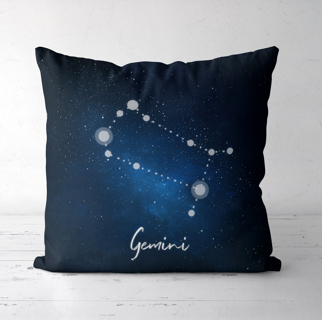 Gemini Zodiac Gift, Pillowcase for Astrological Lovers - Etsy
