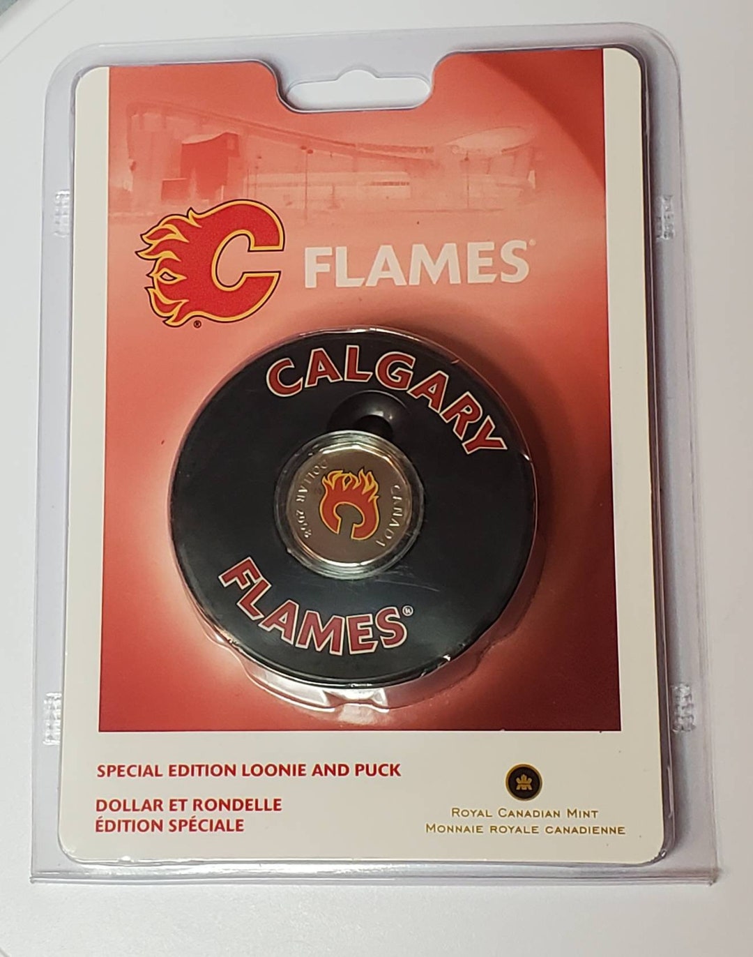 Calgary Flames 2008 Royal Canadian Mint Loonie and Puck - Etsy