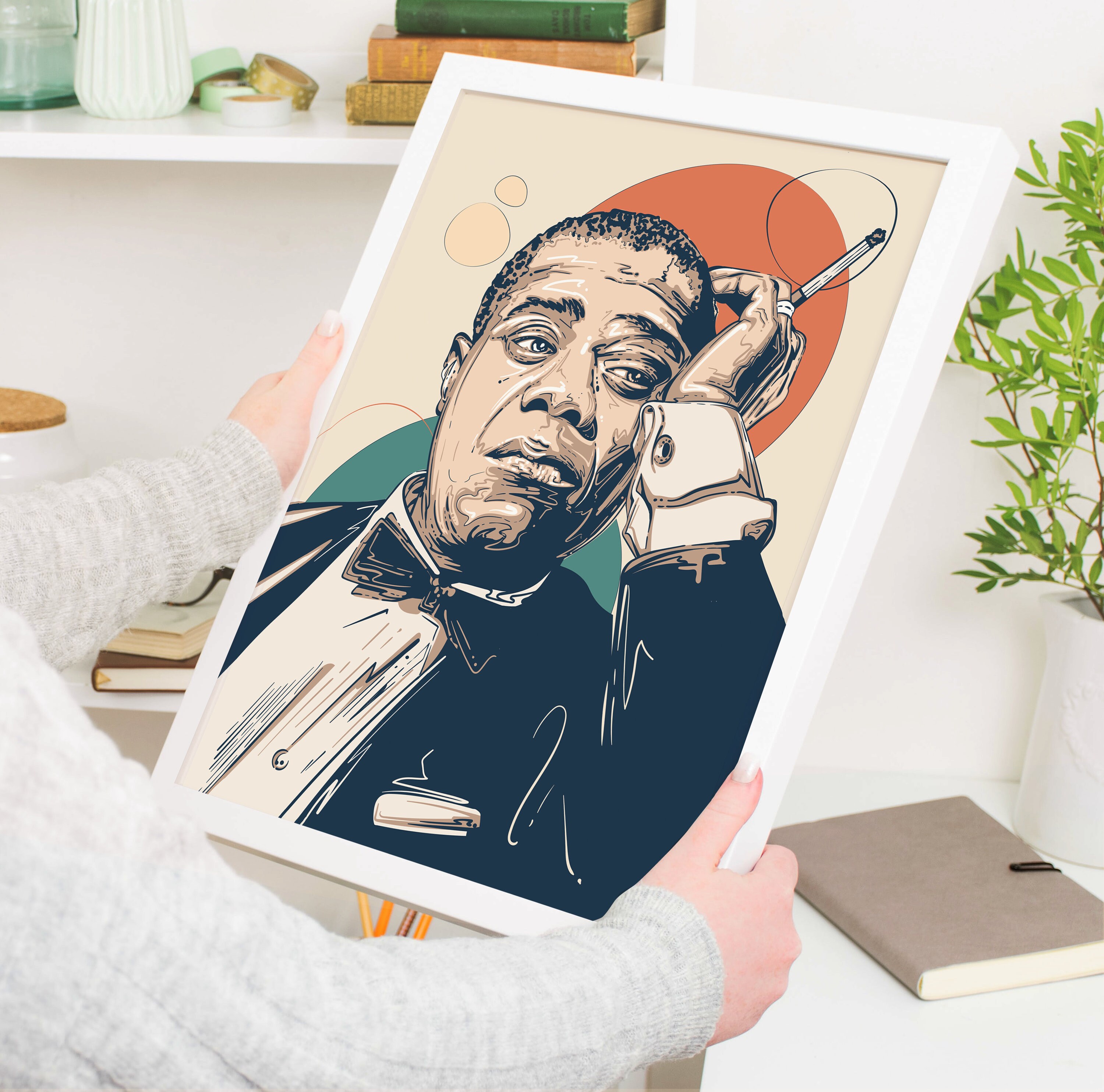 Louis Armstrong 1920s Poster
