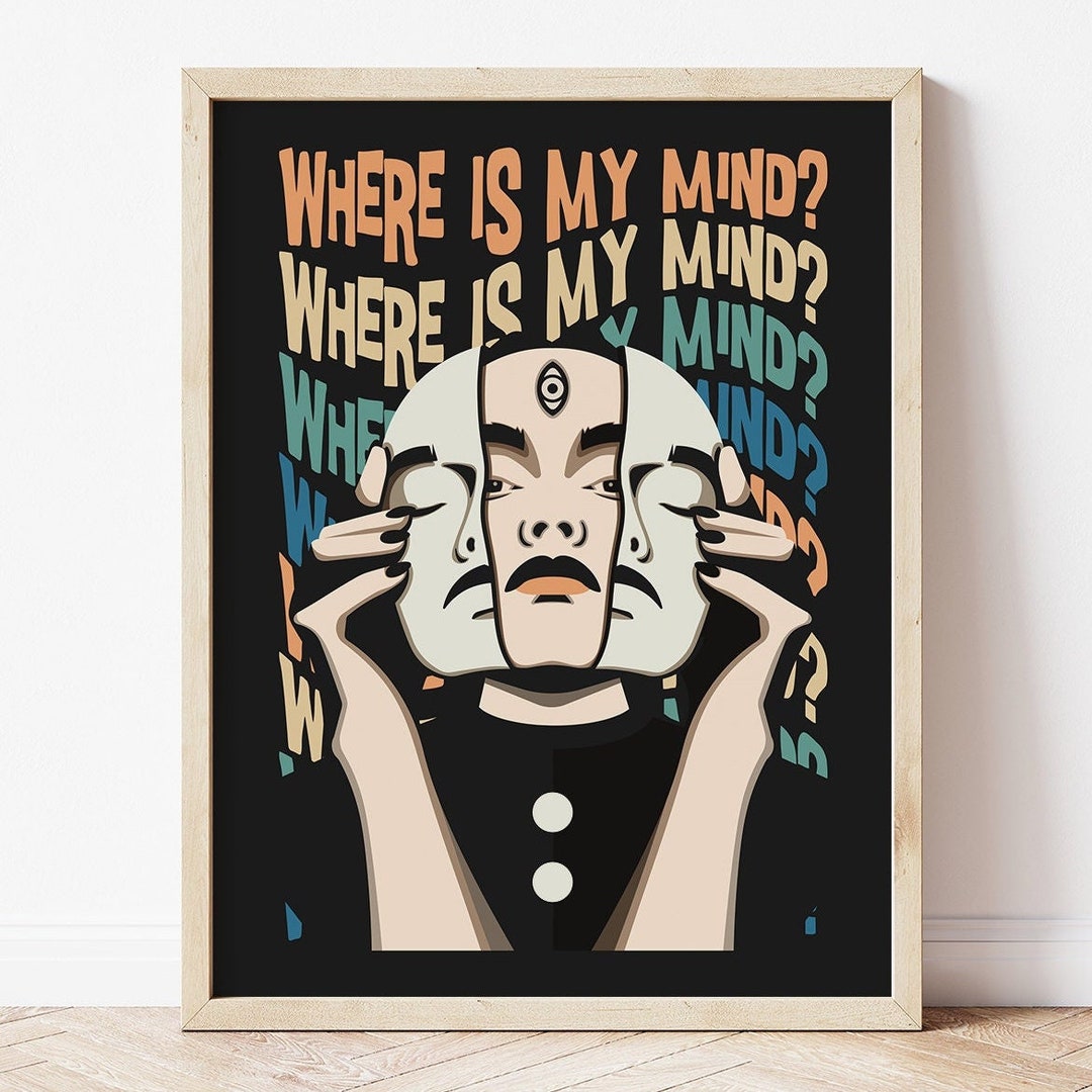Pixies Where is My Mind Poster, Psychedelic Poster, Psychedelic Wall ...