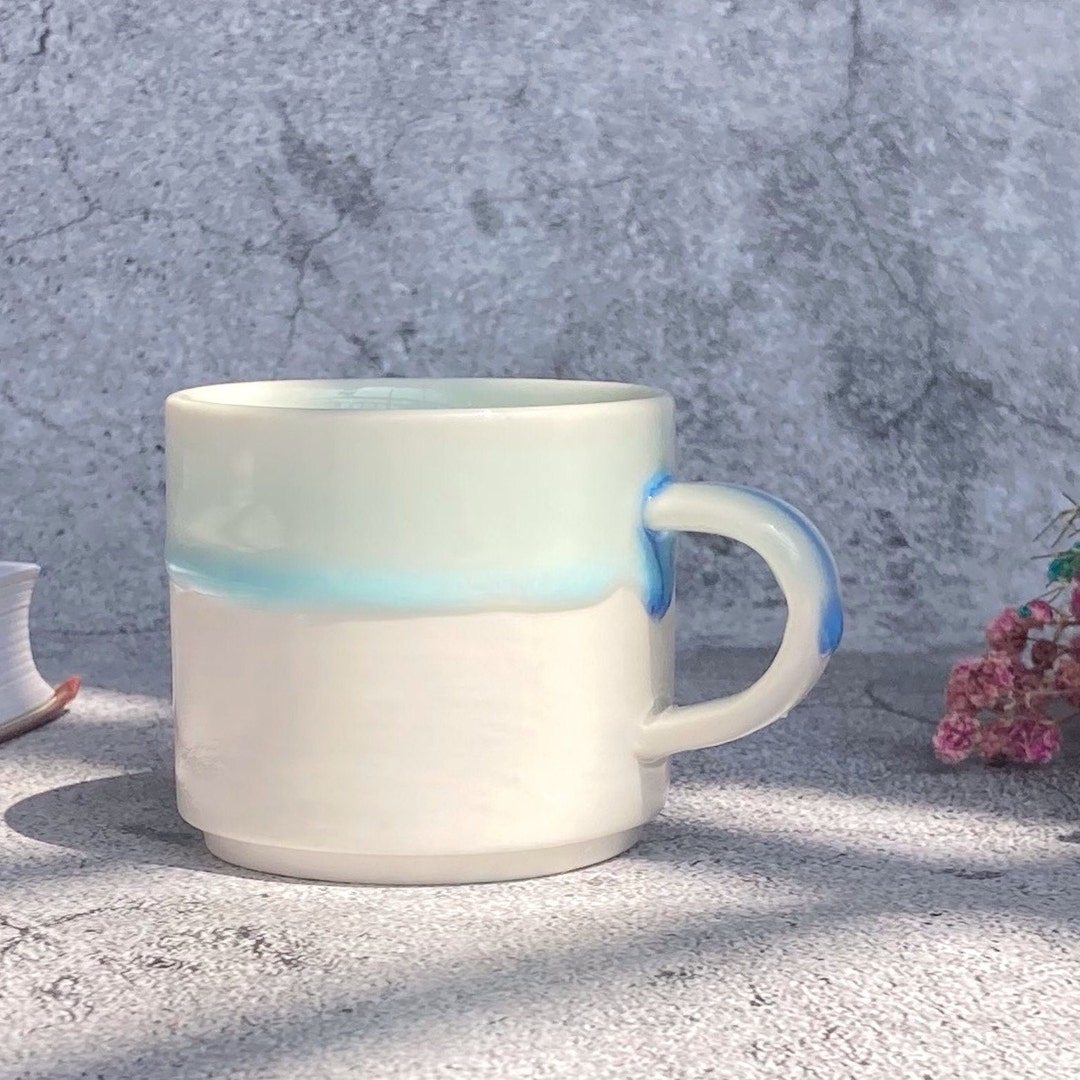 Handmade Ceramic Espresso Cup (2.5oz): Personalized Minimalist Coffee ...