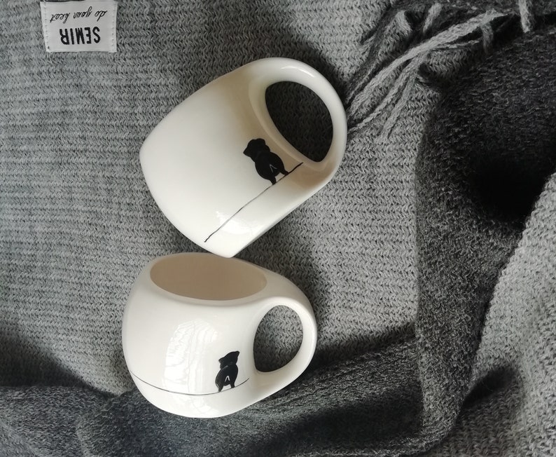 Dog Coffee Cups Set Small Coffee Cup Espresso Coffee Cups | Etsy
