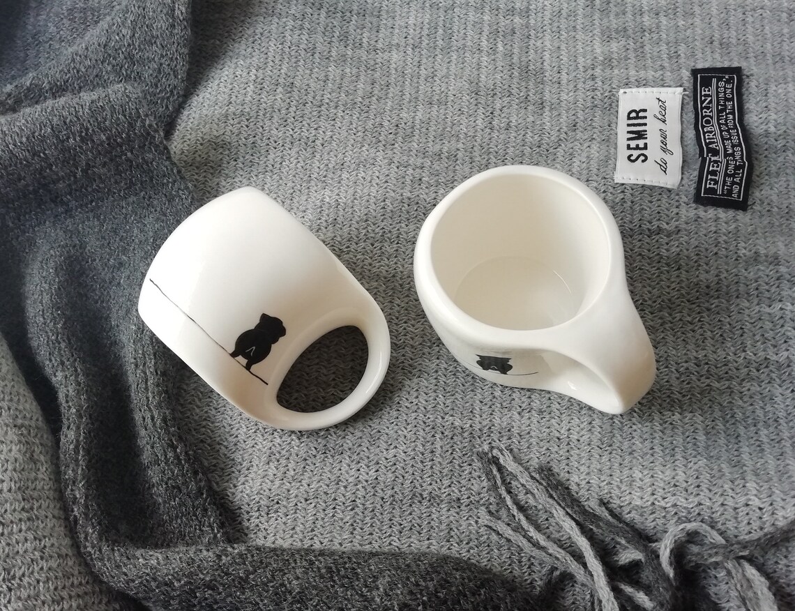Handmade Ceramic Dog Espresso Cup, Dog Lover Gift - Etsy