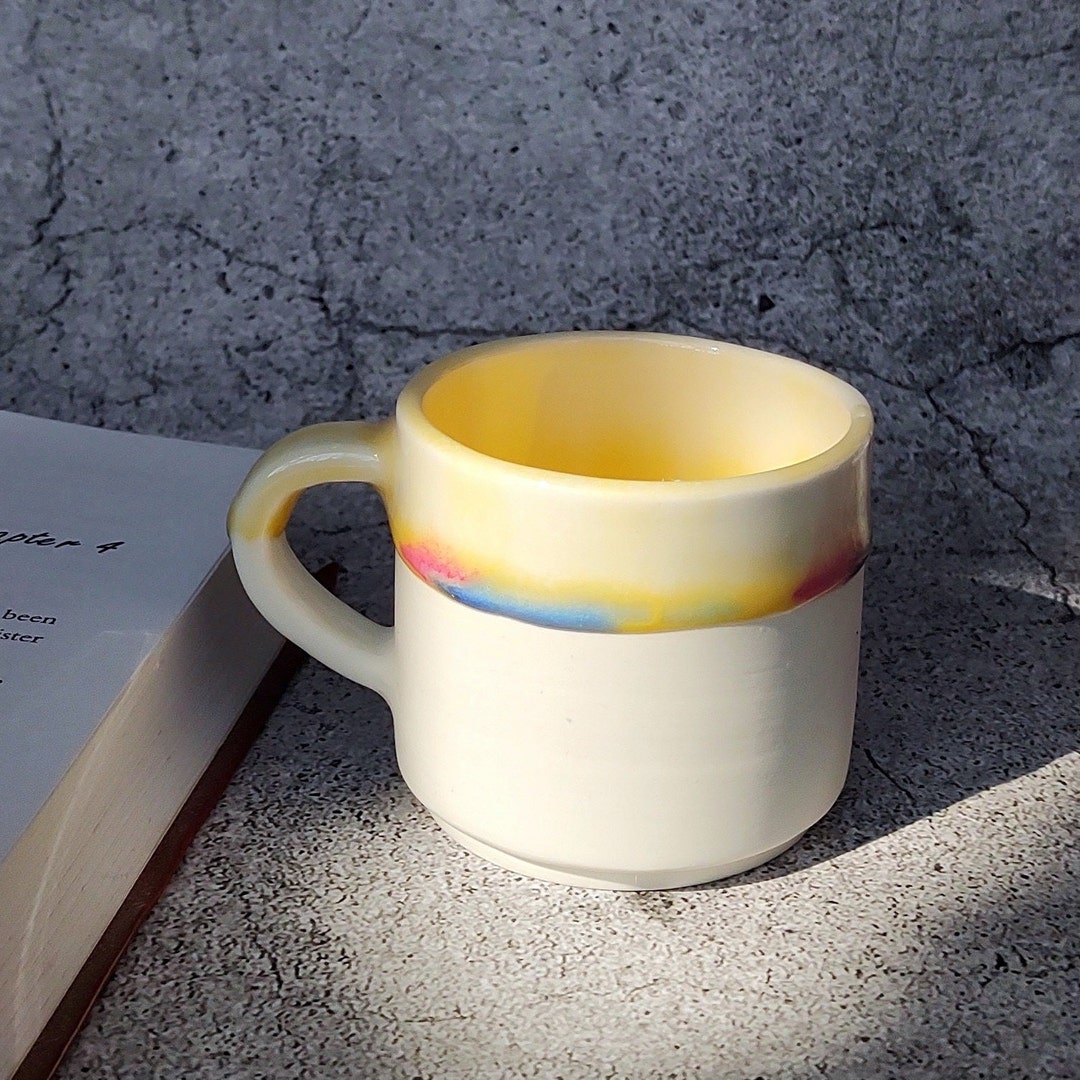 Handmade Ceramic Espresso Cup: Unique Glazed Tea Cup (2.55oz) - Etsy