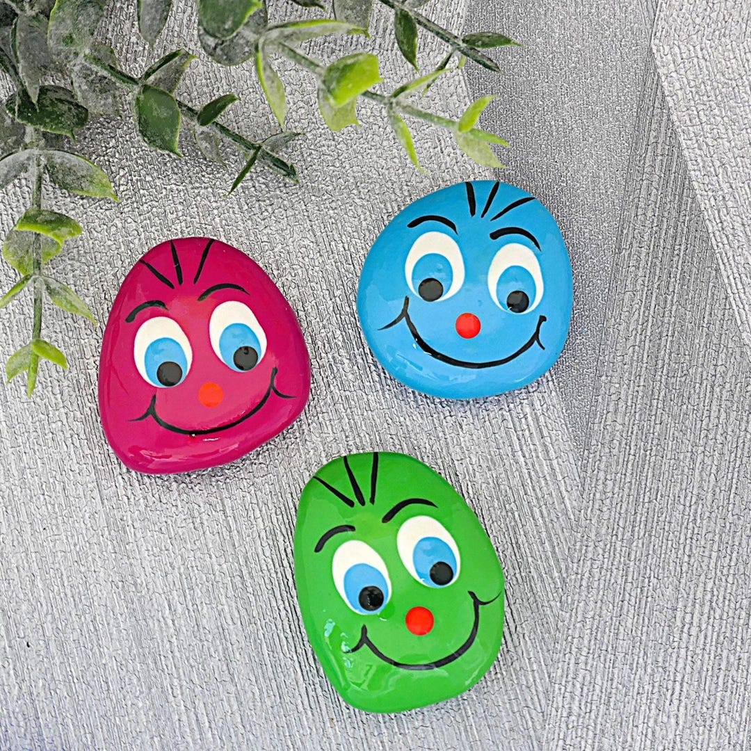 Smile Stone for Birthday, Gift, Wedding, Table Decoration, Lucky Charm ...