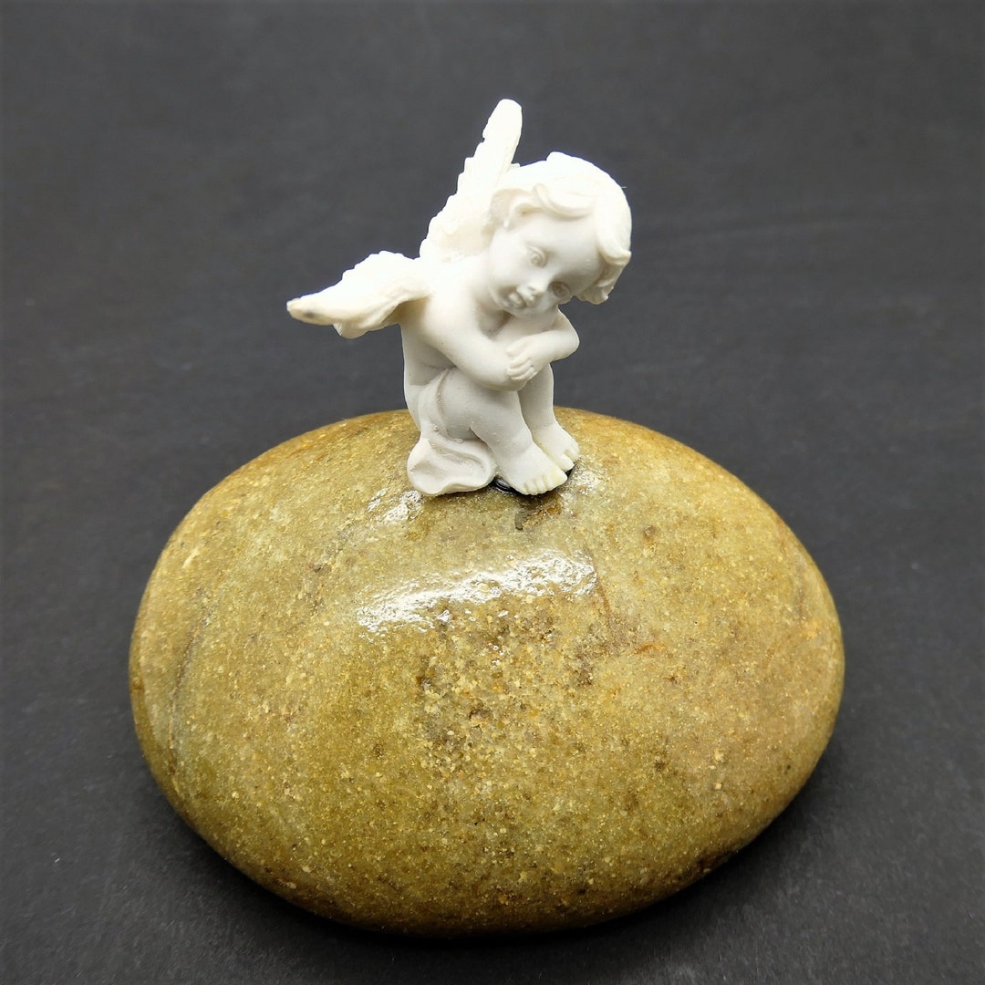 Gravestone With Angel Approx. 11 Cm Can Be Personalized With Your ...