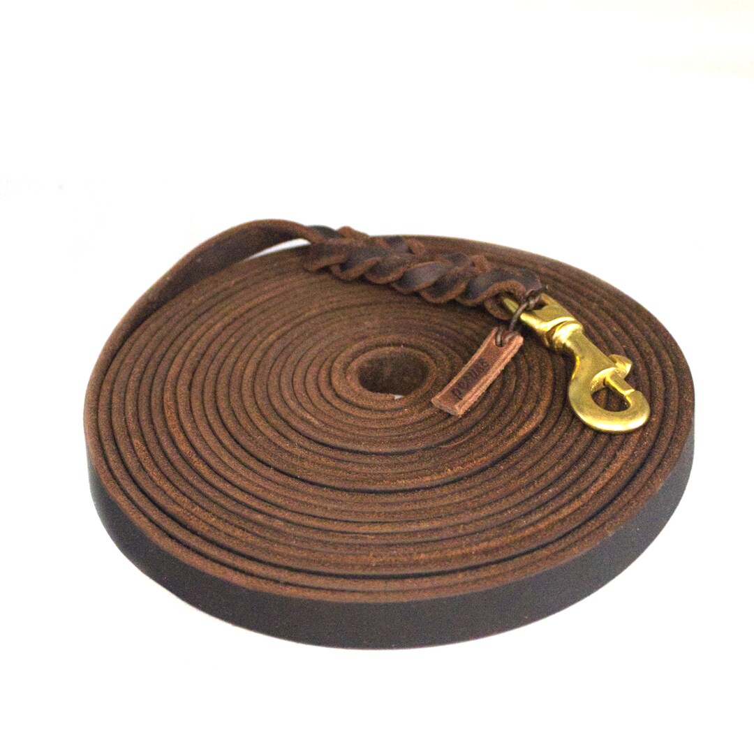 Oiled Leather Tracking Leash, Trailing Leash, Mantrailing, 10 M - Etsy