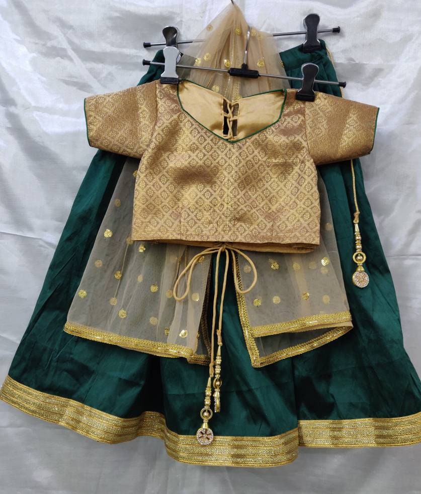 Kids Lehenga Choli Dupatta Indian Designer Ethnic Girls - Etsy India