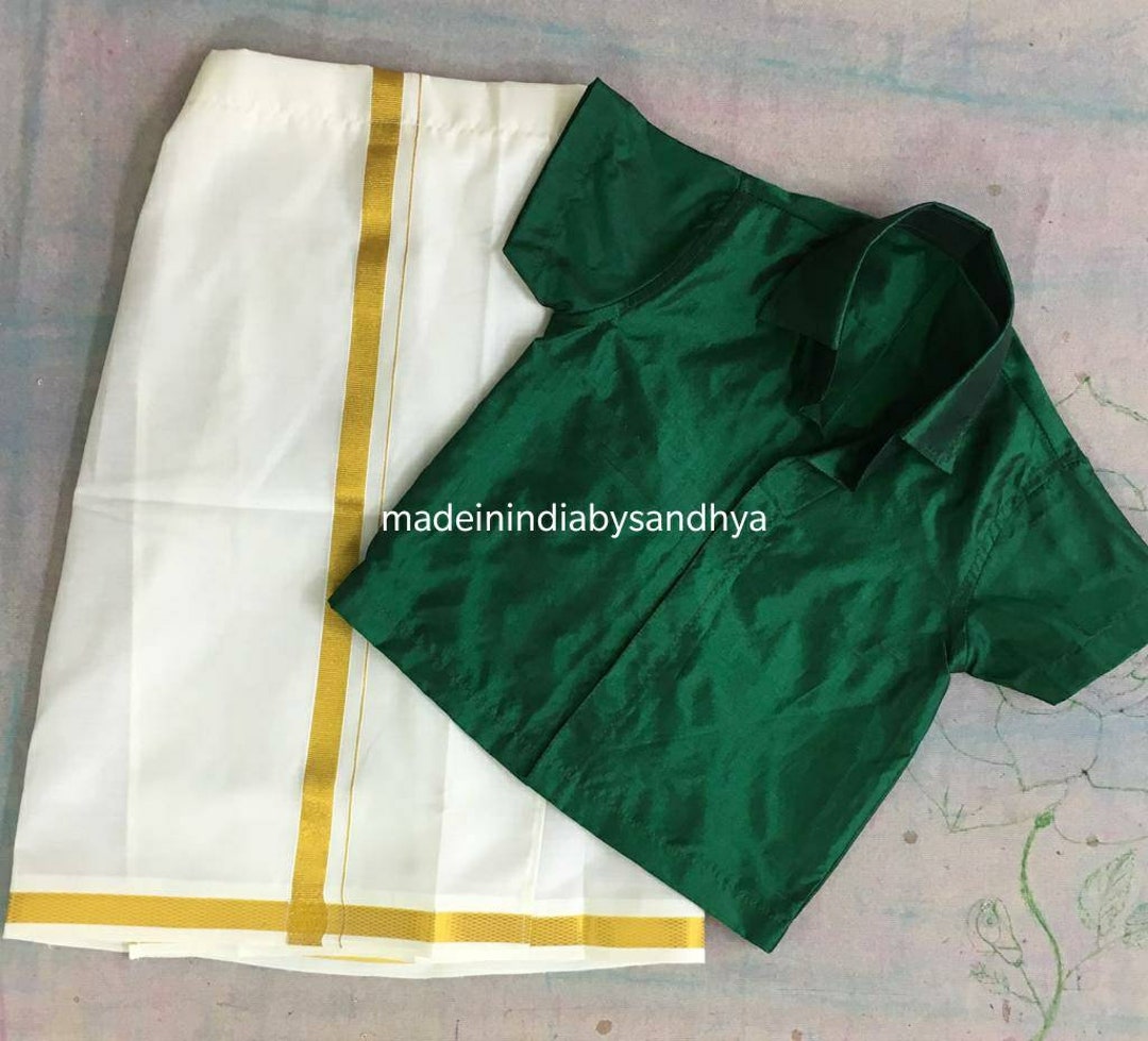 Indian Outfits for Baby Boys Mundu Dhoti Dress - Etsy