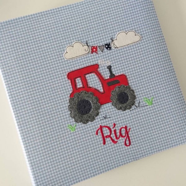 Stickdatei traktor - Etsy.de