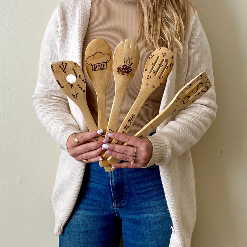 Wood Burned Spoons - Etsy