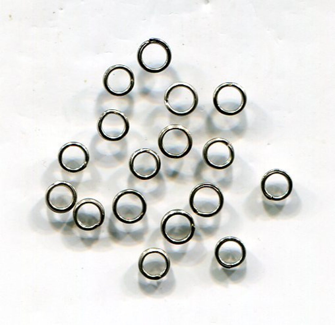 100 Bohemian Spring Rings Bending Rings 4 Mm Silver - Etsy