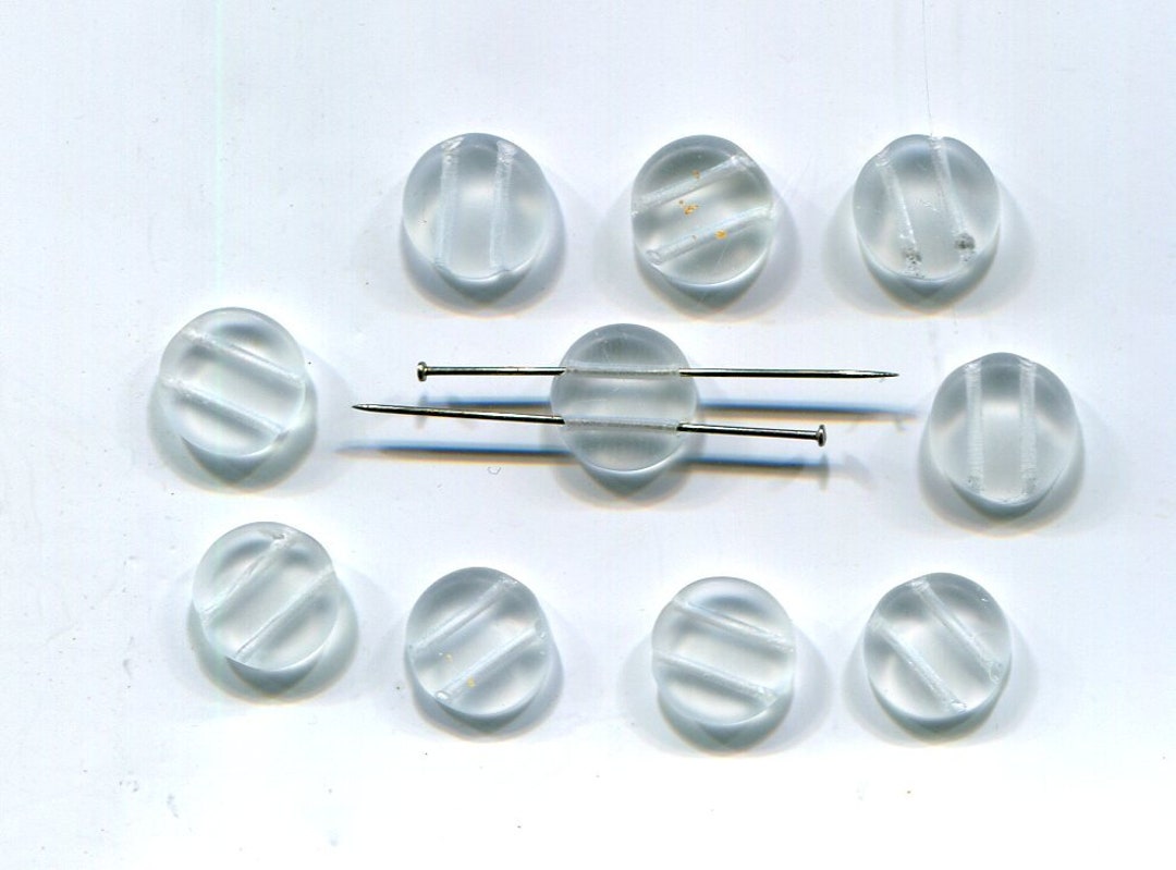 10 Bohemian Double Hole Beads Crystal Matt 10 Mm - Etsy