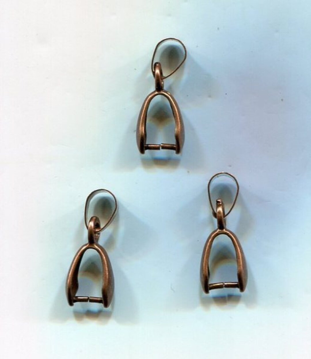 10 Pendant Eyelets Loops Copper 20 X 7 Mm - Etsy