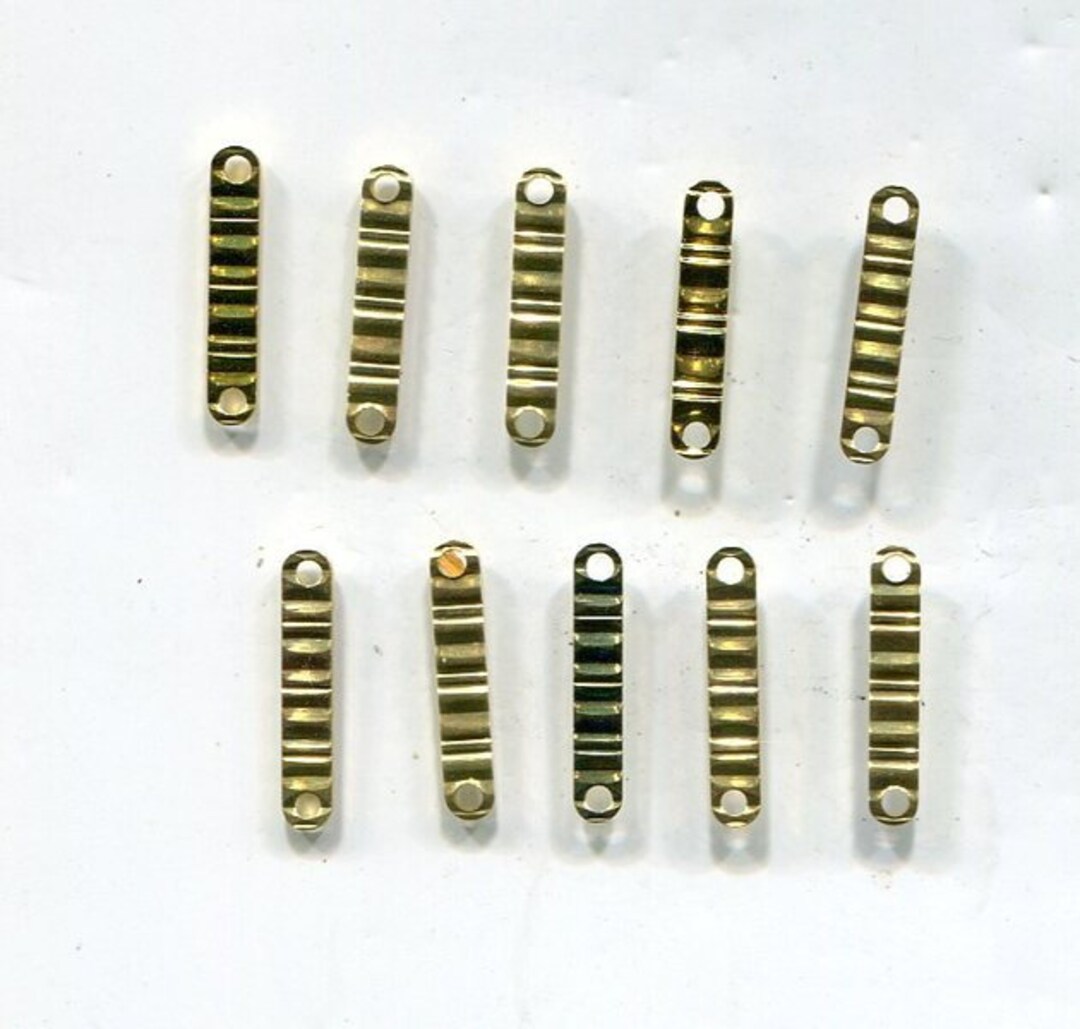 20 Bohemian Intermediate Pieces, Gold-colored Bars, 16 Mm - Etsy