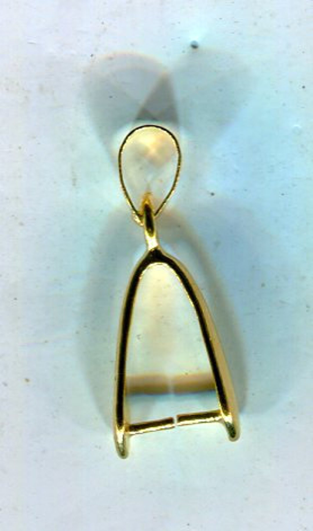10 Pendant Loops Gold 25 Mm - Etsy