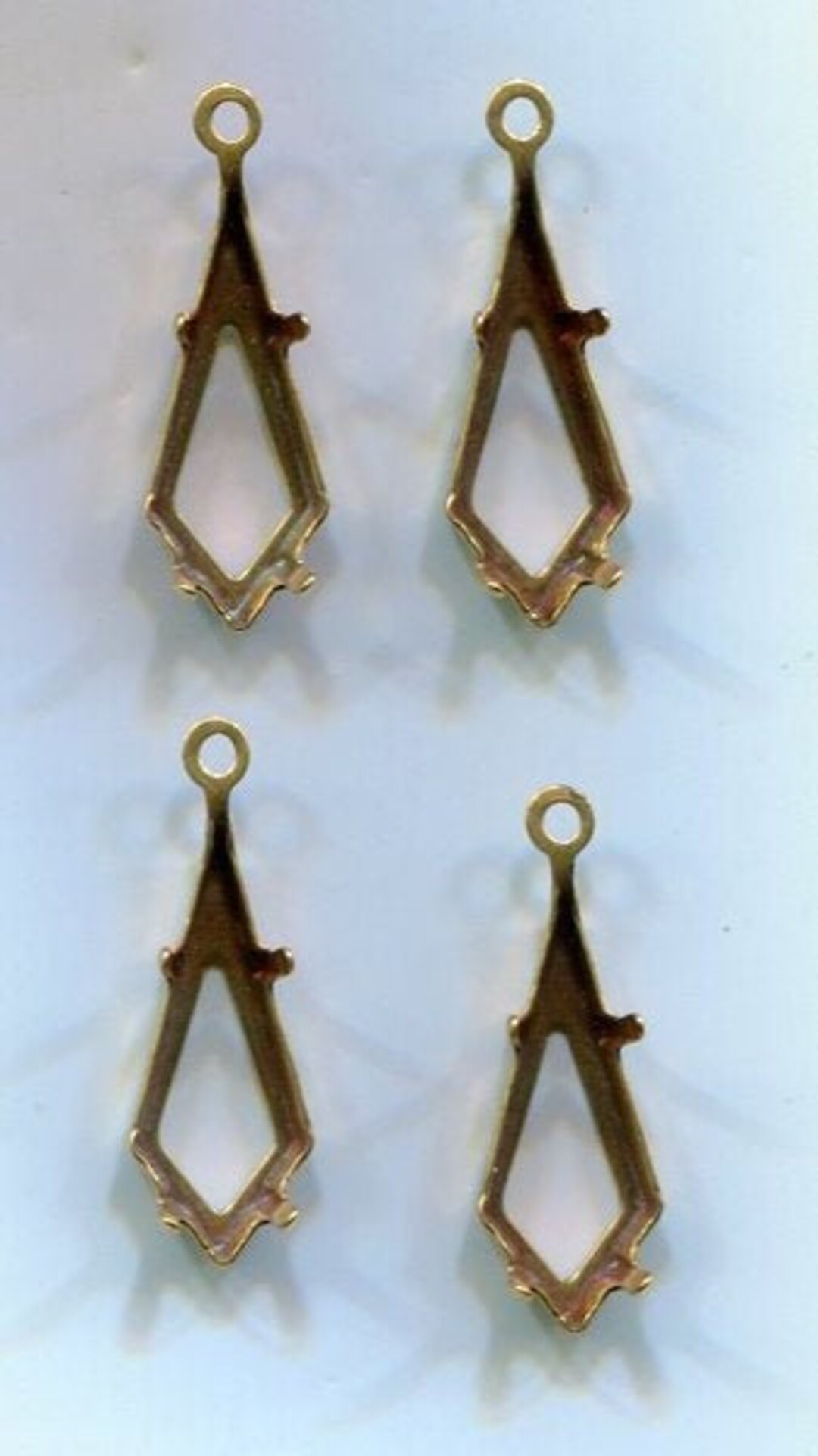 10 Bohemian Chaton Settings Copper 18 X 7 Mm - Etsy