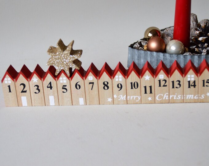 Advent Calendar Made of Wood | Etsy UK