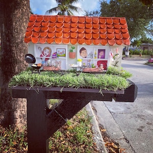 Unique Custom House Mailbox!! Put the Details You Want!! Home Mailbox ...