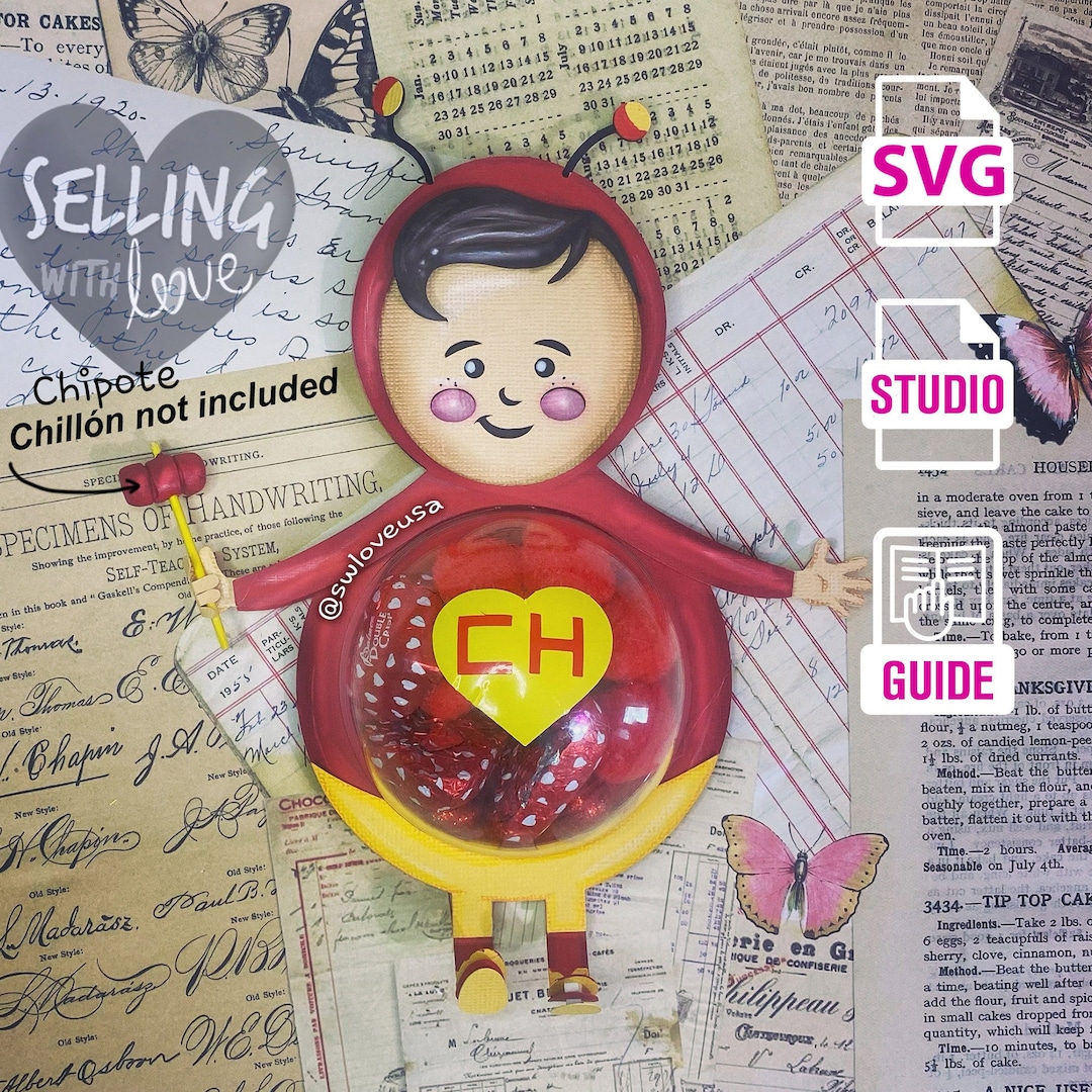 Cut File / Cute CHAPULIN COLORADO /chespirito, Chavo Del 8/ Halloween ...