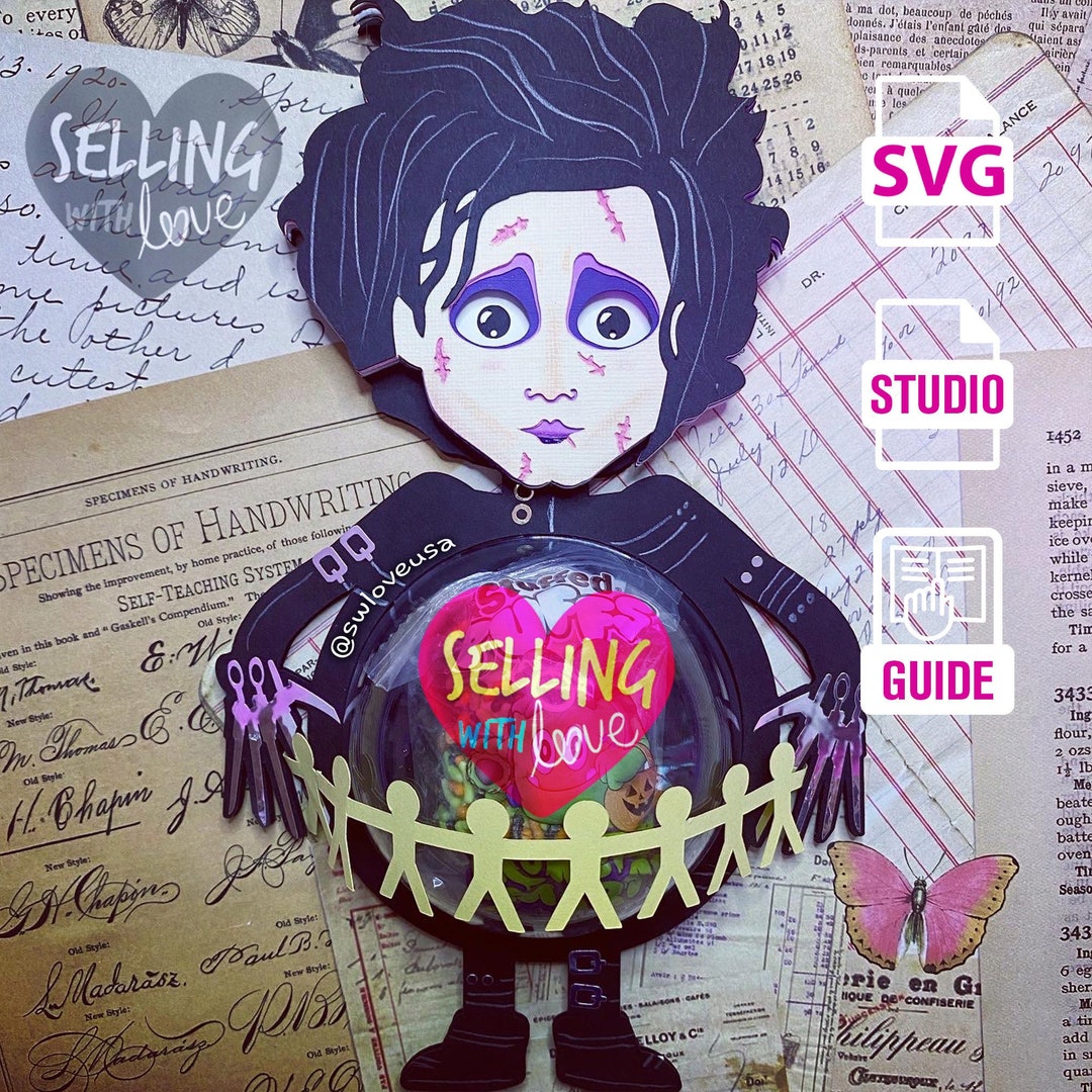 Edward Scissorhands Ornament Cut File: DIY Cricut SVG - Etsy