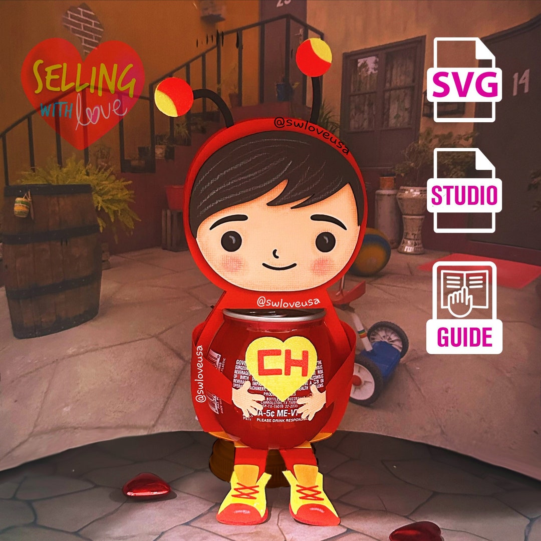 El Chapulin Colorado Buzzballz Holder Cut File: SVG, Studio - Etsy