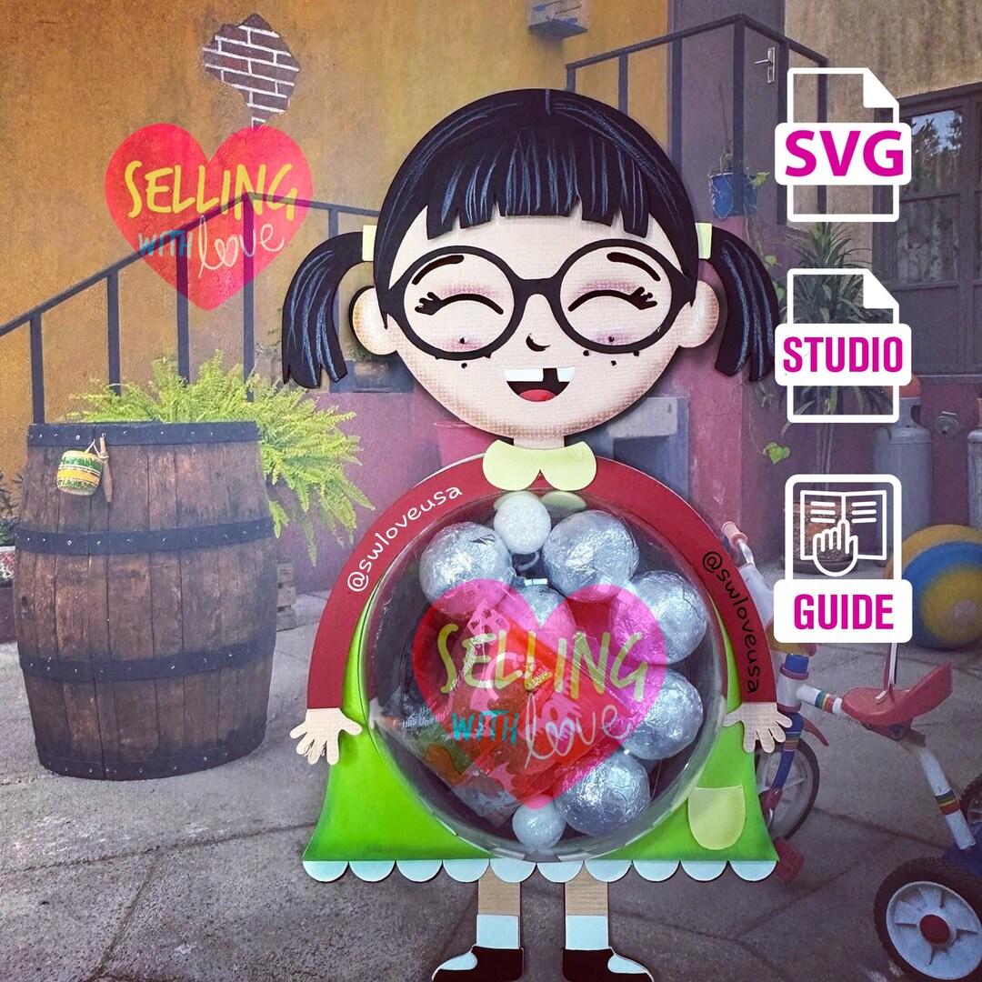 Chilindrina SVG Cut File: Chespirito, Chavo Del 8 (.studio) - Etsy