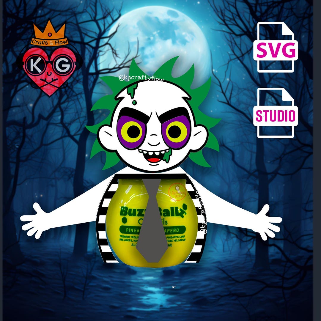 Cut File Buzzballz Holder / Halloween / Crazy B / Cute / Cricut SVG ...