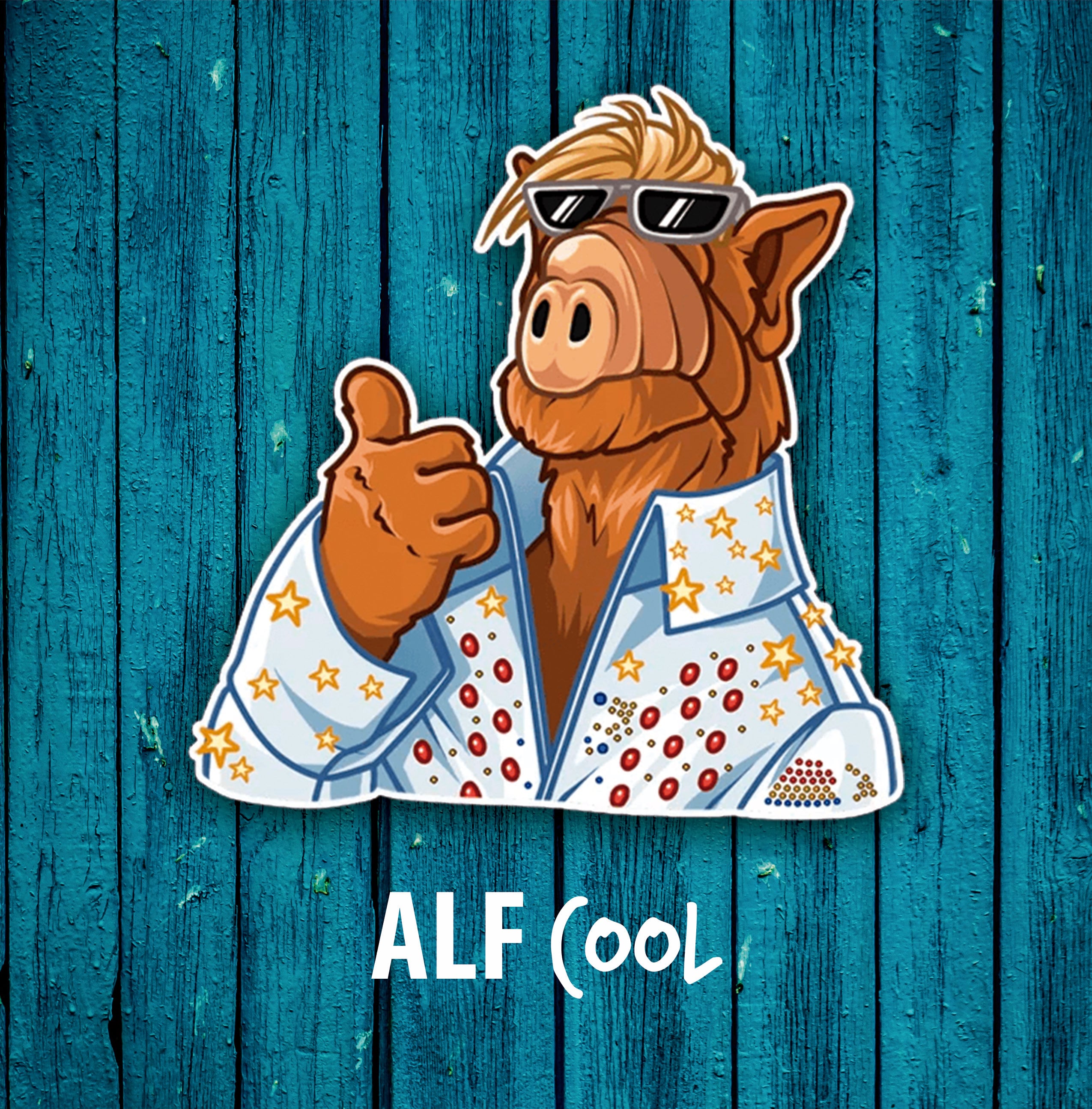 Party Pack Custom Cake Topper With ALF Design - Etsy