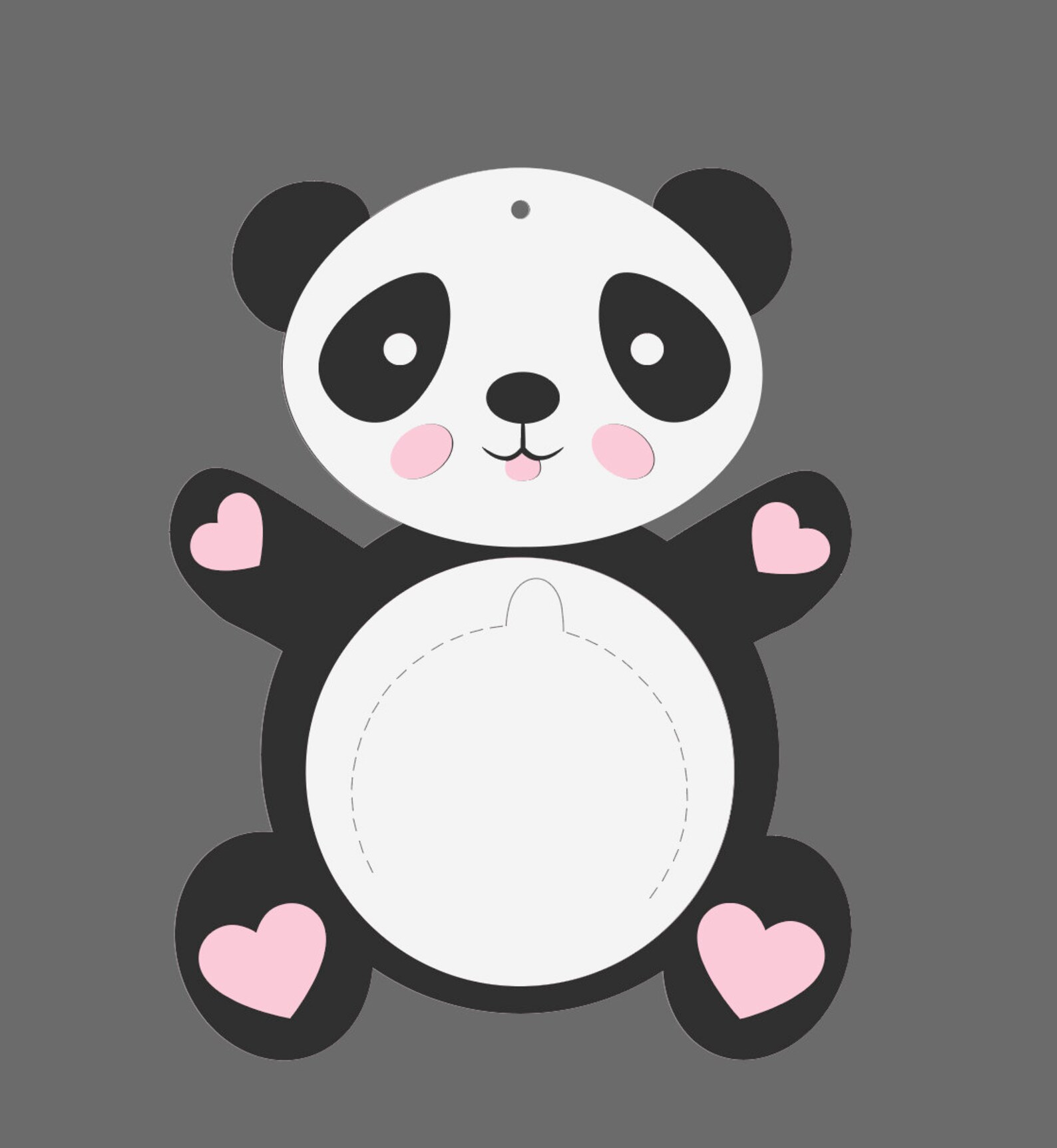 Cut File / Cute Panda / Bear Candy Ornament/ Baby Bear/ Lovely - Etsy