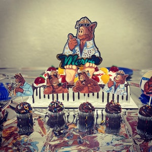 Party Pack, Custom Cake Topper With ALF Design - Etsy