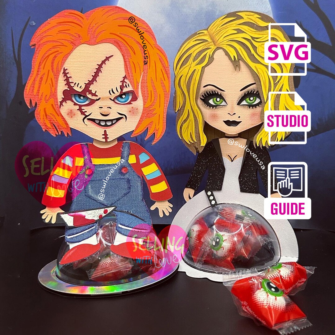 Bride of Chucky Cut File: Scary Movie Halloween SVG STUDIO - Etsy