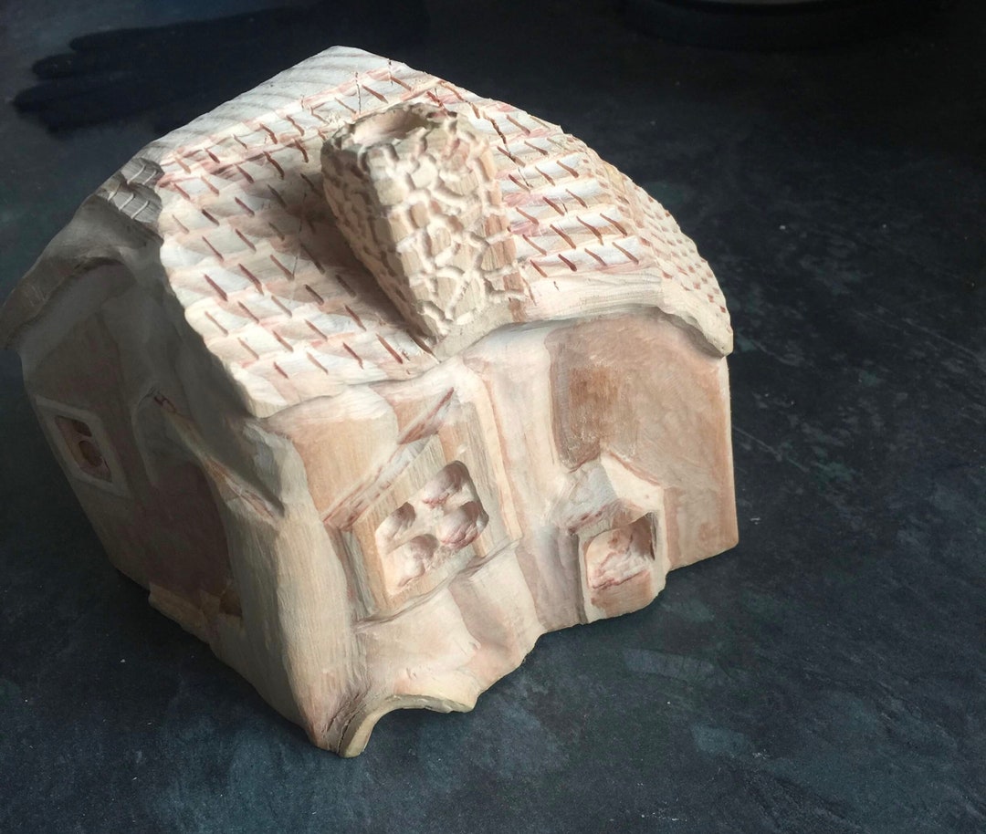 Hand Carved Houses/fairy Houses - Etsy