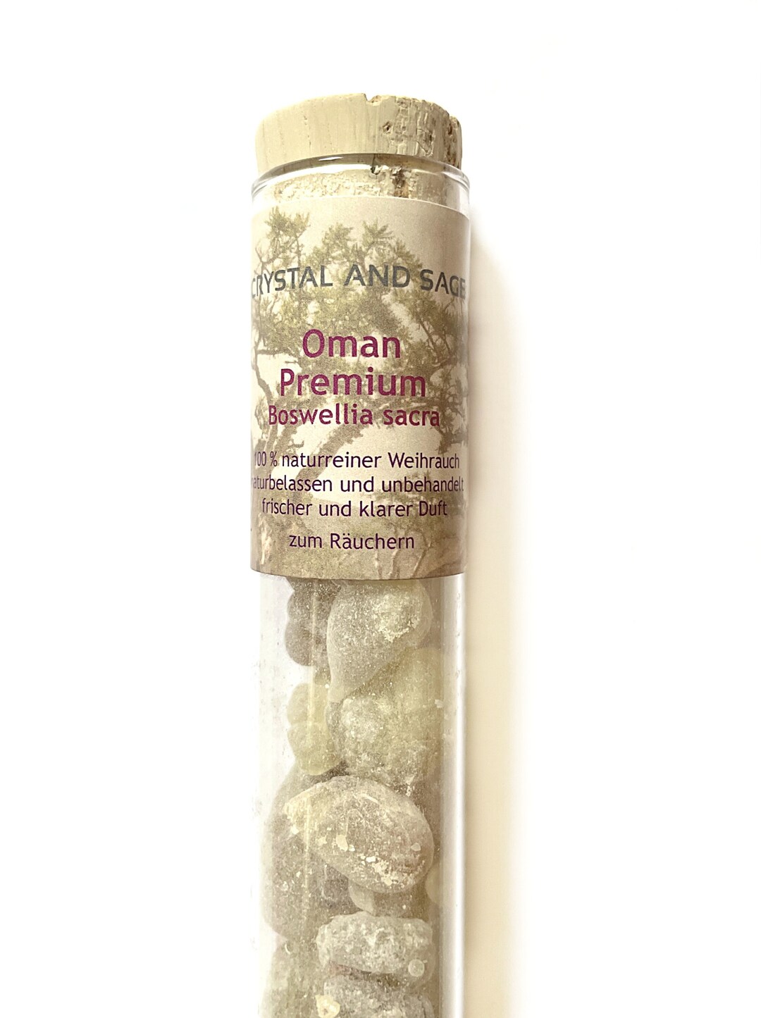 Rauhnächte Frankincense Smoking Incense in a Glass Tube - Etsy