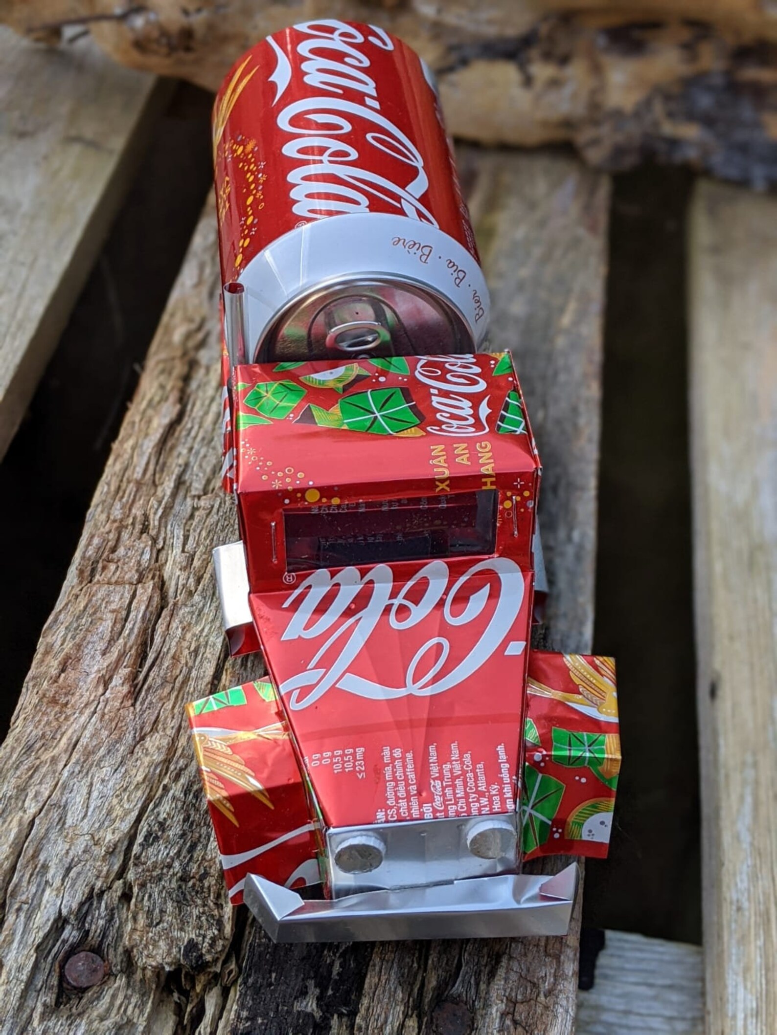 Recycled Tin Can Model: Coke / Coca-cola Truck | Etsy